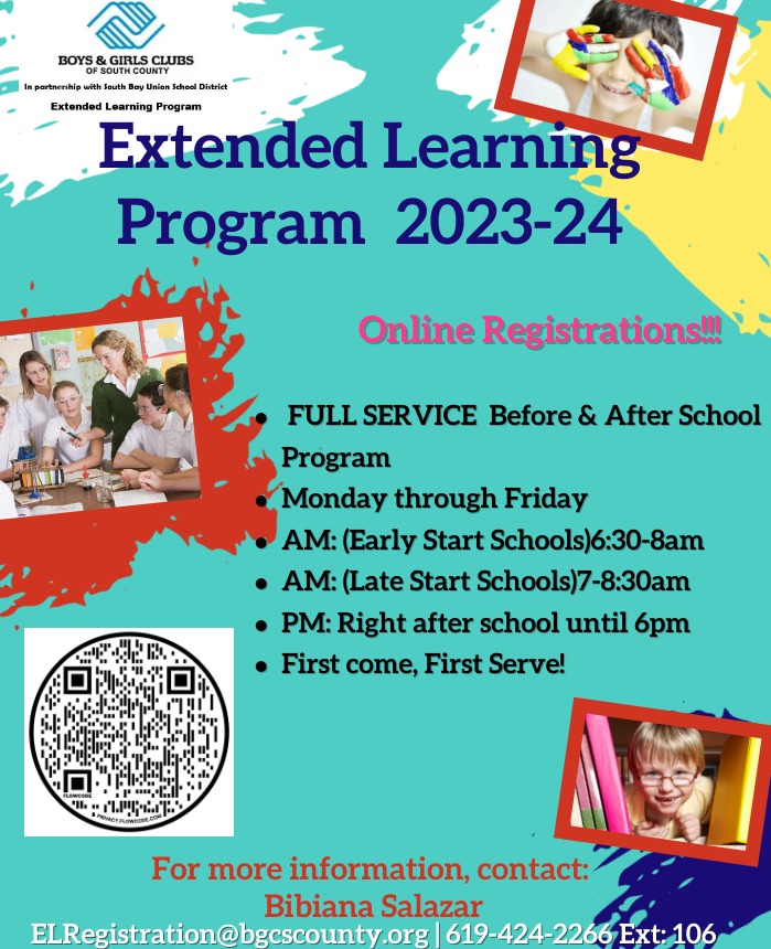 Extended Learning Program (SBUSD Schools) — Boys and Girls Club Of South County