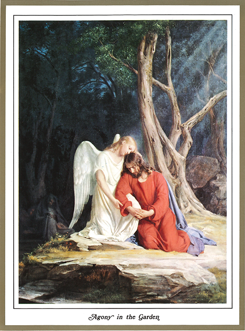 Agony in the Garden (Angel Comforting Jesus) — The Passionists