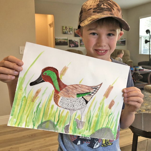 CWA announces winners of draw-a-duck contest — California Waterfowl