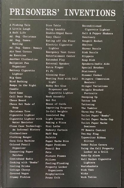 Prisoners' Inventions — Intuit Store