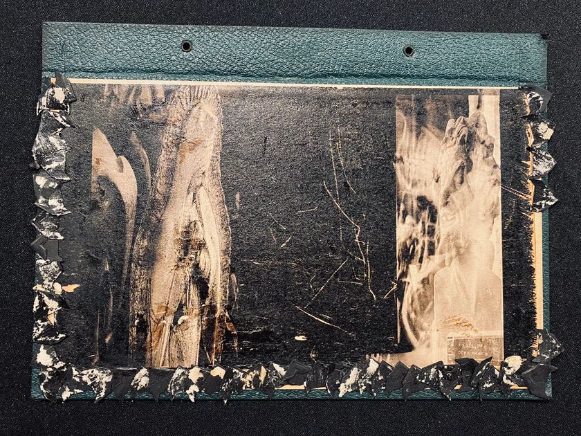 Digital Photography / Image Transfer on Vintage Scrapbook Mixed Media ...