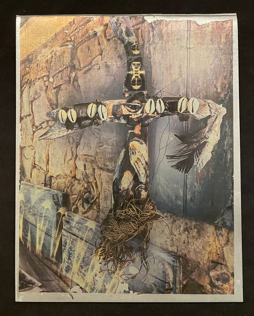 Image Transfer on Metal: New Orleans Voodoo Cross w/ Mystical Image by ...
