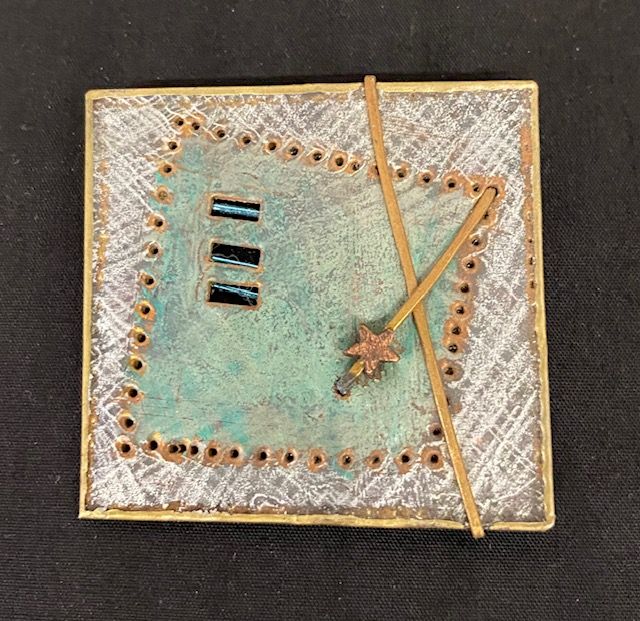 Vintage Etched Metal Pin — Intuit Store