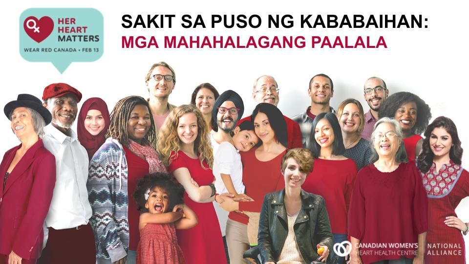 Multilingual Resources - Tagalog — Wear Red Canada