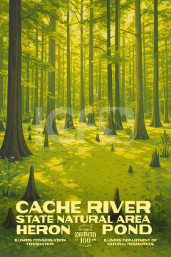Cache River State Natural Area 20x30 Poster (Preorder) — Illinois ...